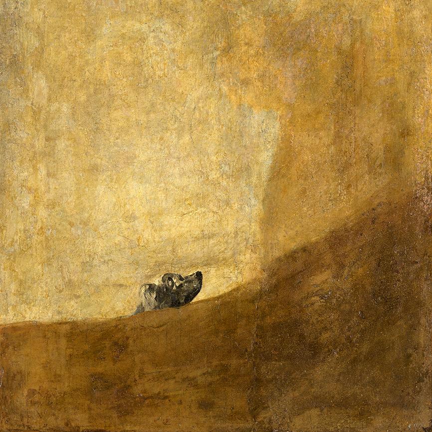 The Drowning Dog (1823) Francisco de Goya y Lucientes wall art poster print