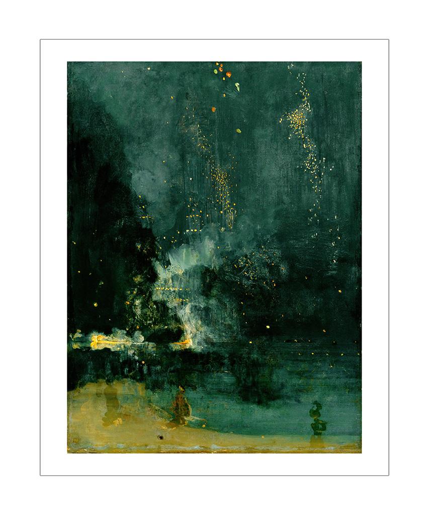 Nocturne Black and Gold The Falling Rocket James McNeill Whistler wall ...