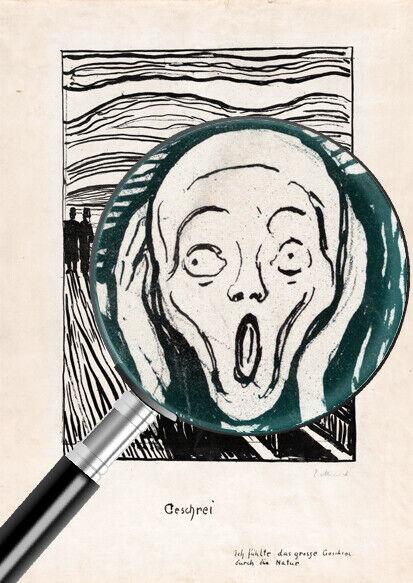 The Scream (1895) by Edvard Munch wall art poster print
