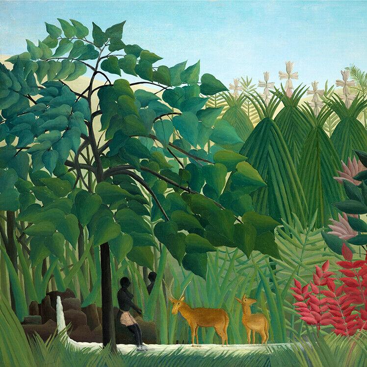 The Waterfall (1910) Henri Rousseau wall art poster print