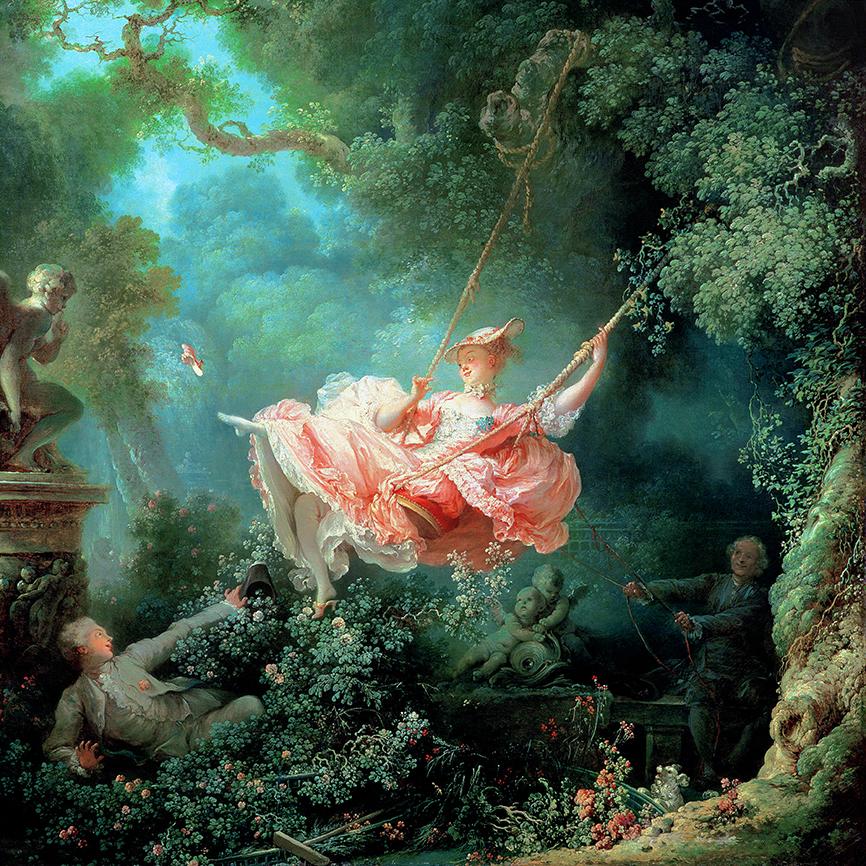 Rococo Art The Swing
