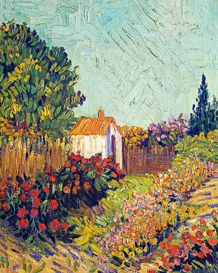 Landscape with Garden House (1928) by Vincent van Gogh wall art poster ...