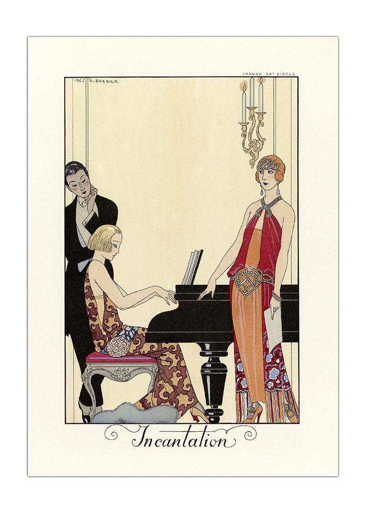 Vintage 1920s Holiday Romance, Fashion Posters by George Barbier wall ...