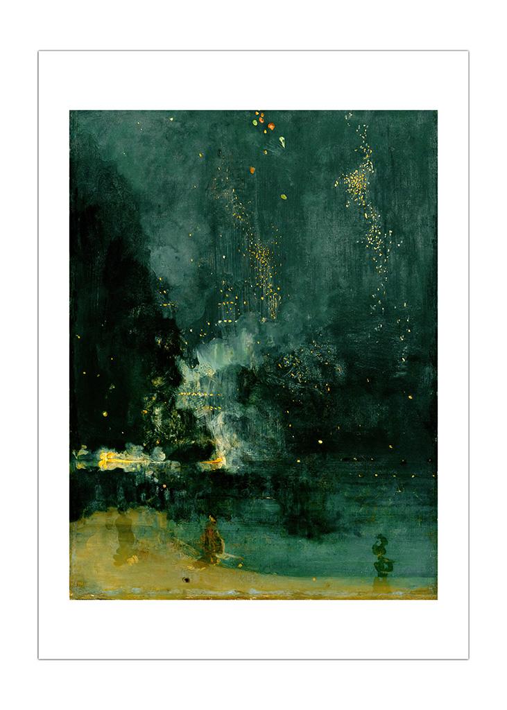 Nocturne Black and Gold The Falling Rocket James McNeill Whistler wall ...
