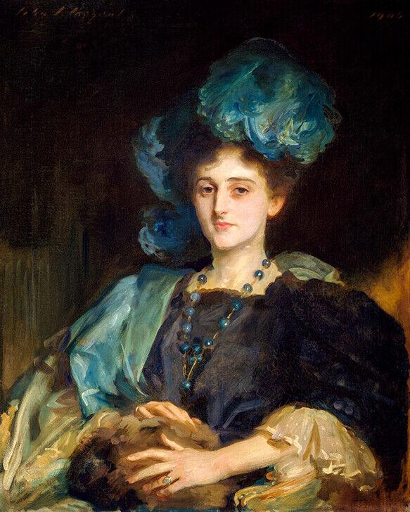 Portrait Miss Katherine Elizabeth Lewis 1906 John Singer Sargent wall ...