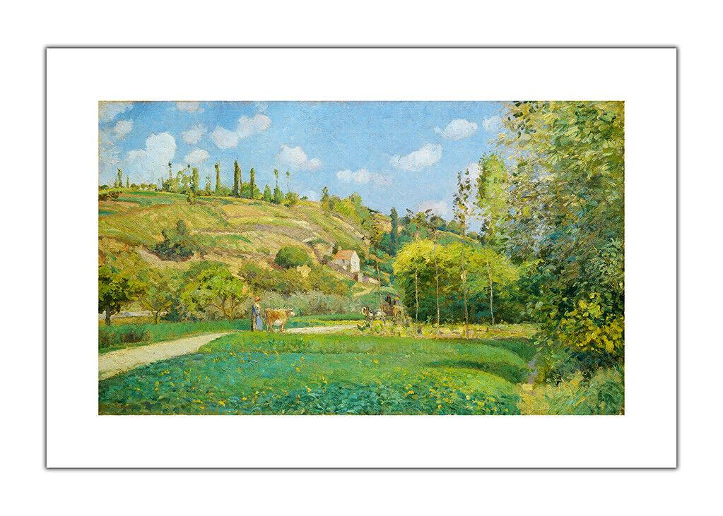 A Cowherd at Valhermeil, Auvers-sur-Oise (1874) Camille Pissarro wall ...