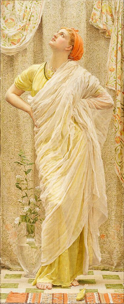 Albert Joseph Moore Canaries pre raphaelite wall art print