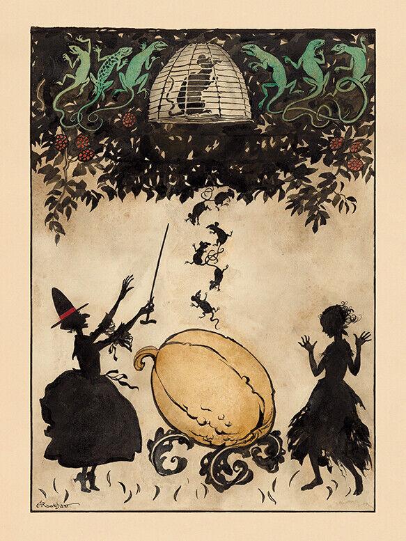 Cinderella (1919) Arthur Rackham wall art poster print
