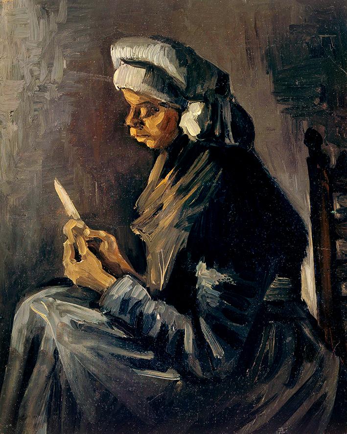 The Potato Peeler 1885 by Vincent Van Gogh wall art poster print