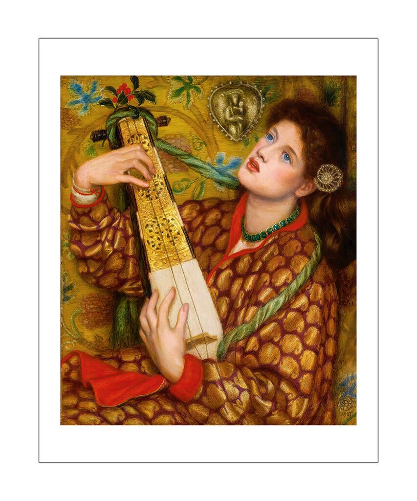 A Christmas Carol (1867) Dante Gabriel Rossetti pre-raphaelite wall art ...