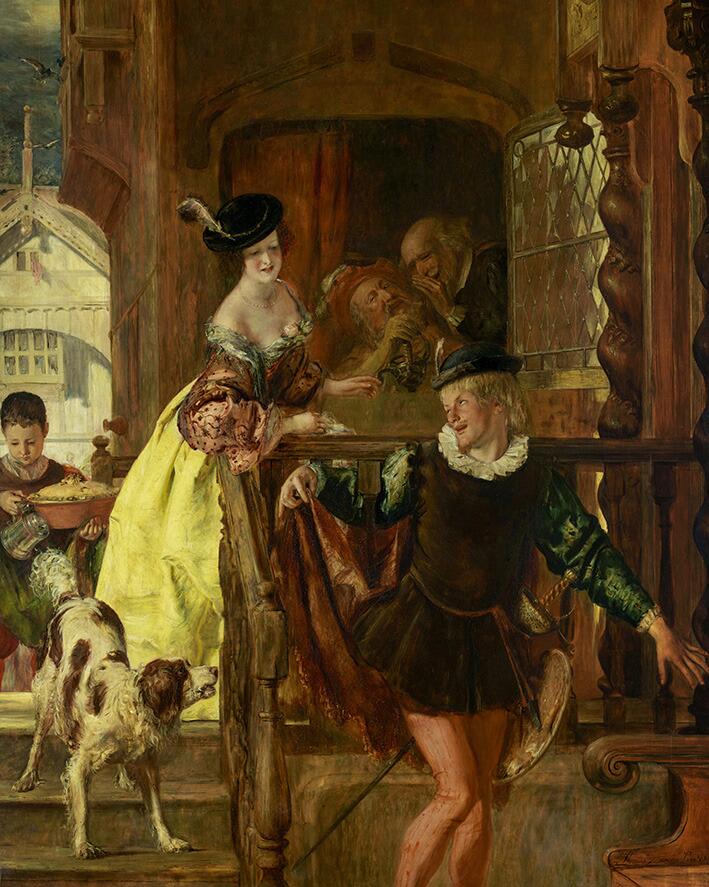 Anne Page Inviting Slender to Dinner (1836) Thomas Duncan Scottish ...