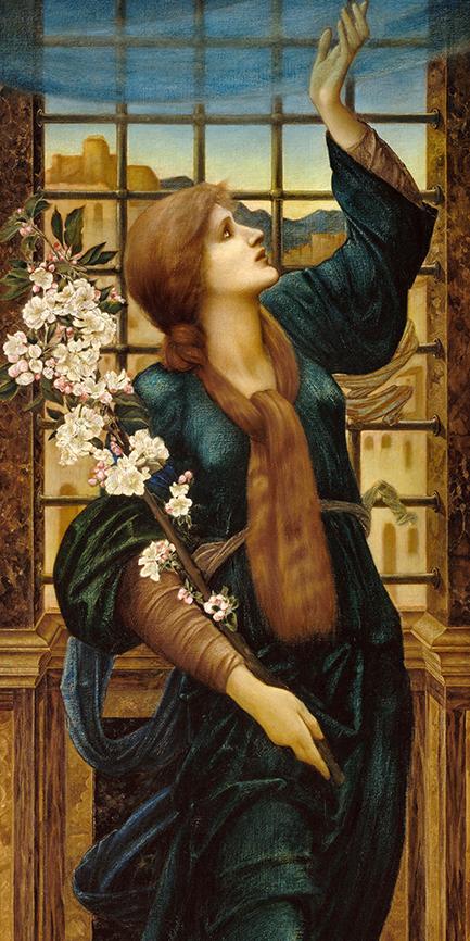 Hope (1896) by Edward Burne-Jones Pre-Raphaelite wall art poster print