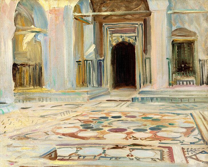 Pavement, Cairo (1891) by John Singer Sargent wall art poster print