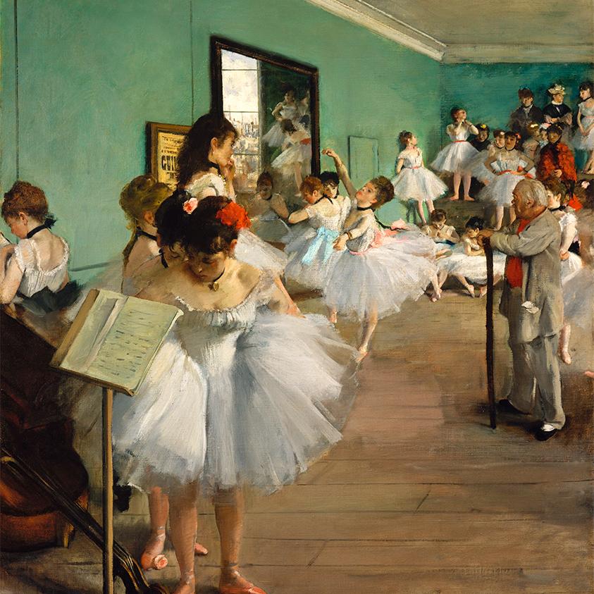 The Dance Class (1874) by Edgar Degas wall art poster ballet print home ...
