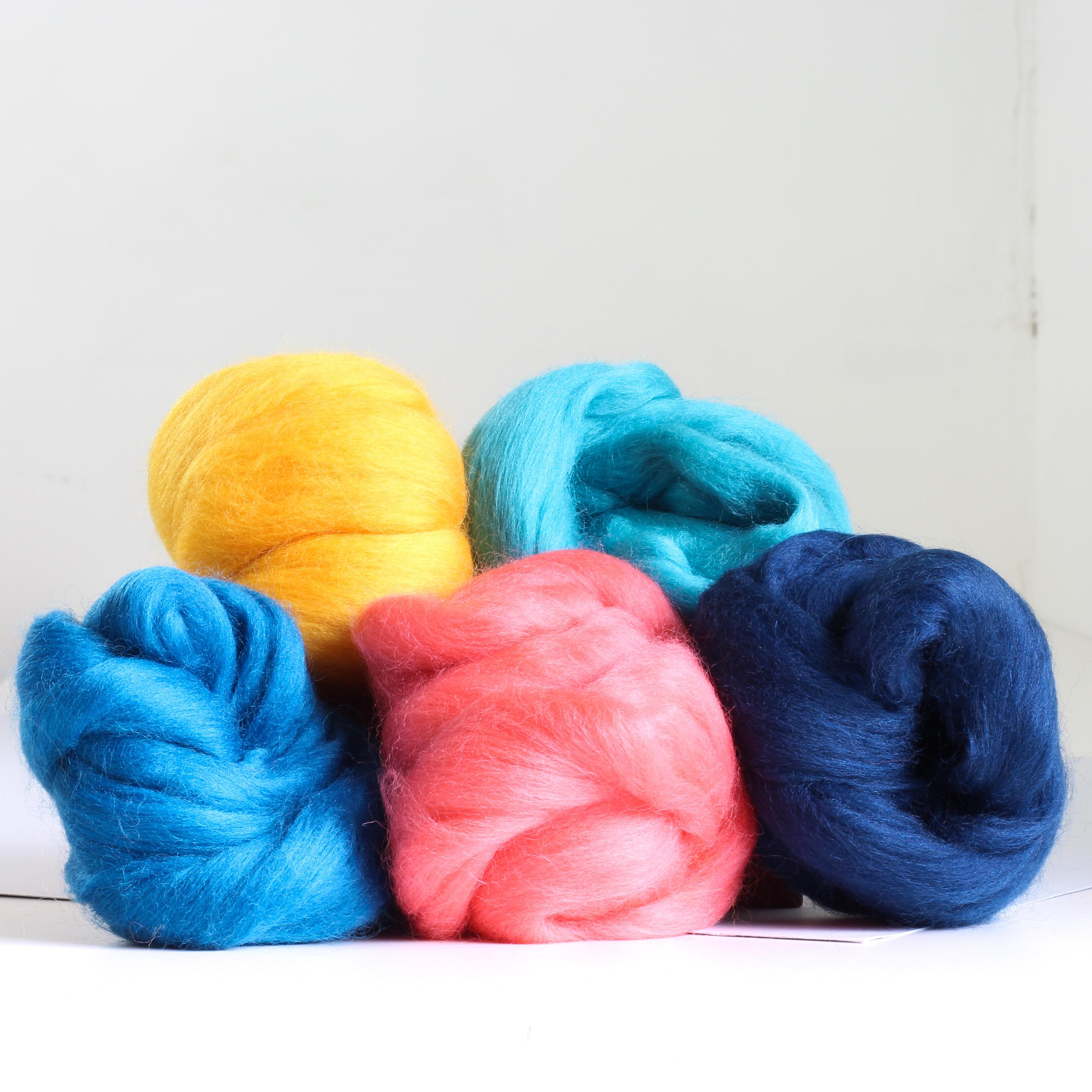 Ocean Felting Wool Bundle by Hawthorn Handmade