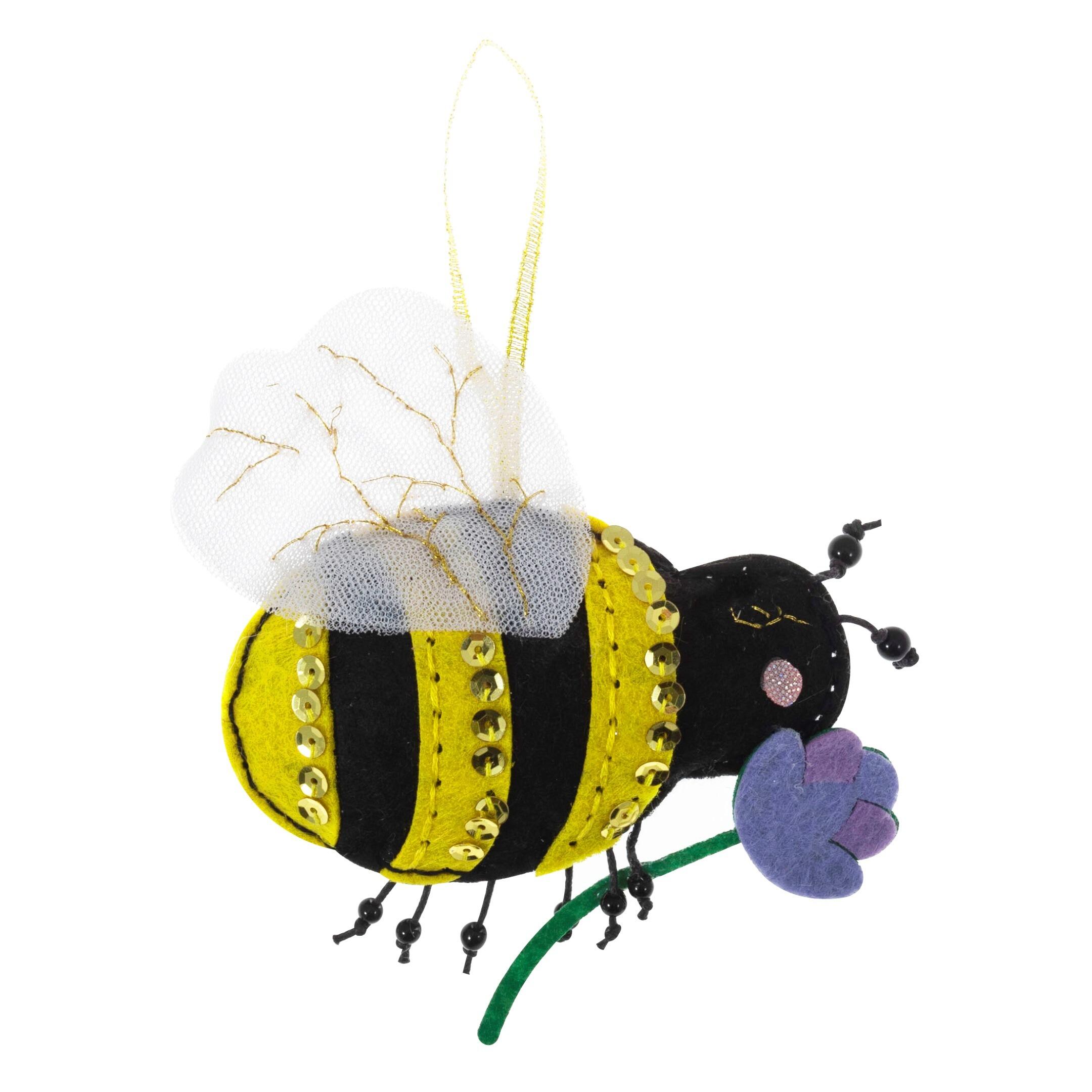 Make your own - Felt Bee Decoration