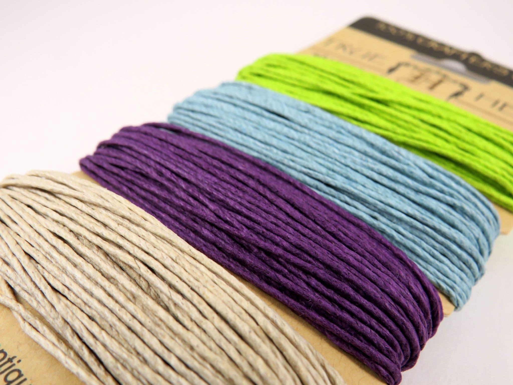 Hemptique #20 1mm Hemp Cord - Spring Bloom 1 4 x 91m