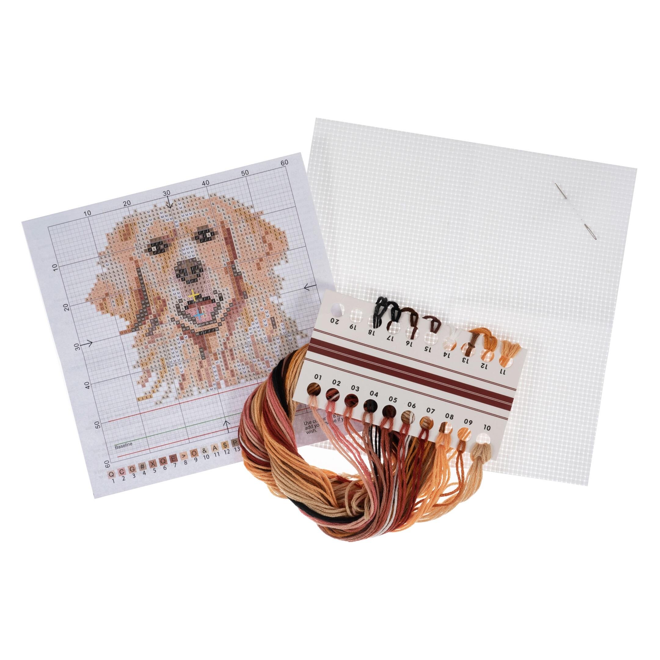 Golden Retriever - Stitch Your Own Counted Cross Stitch Kit
