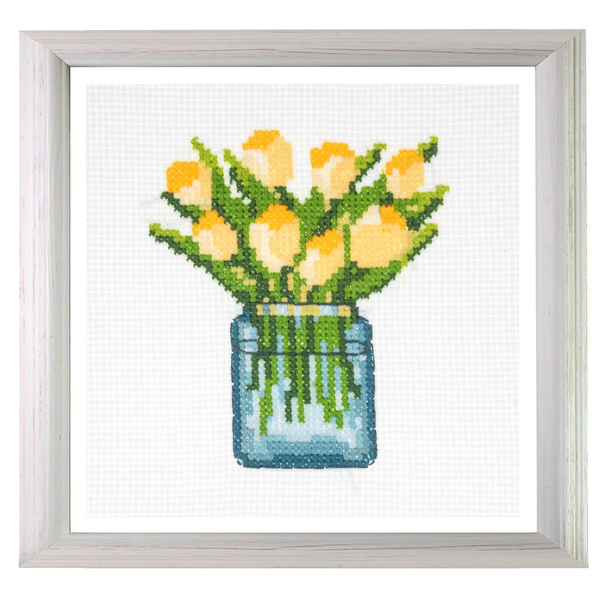 Tulips - Stitch Your Own Counted Cross Stitch Kit