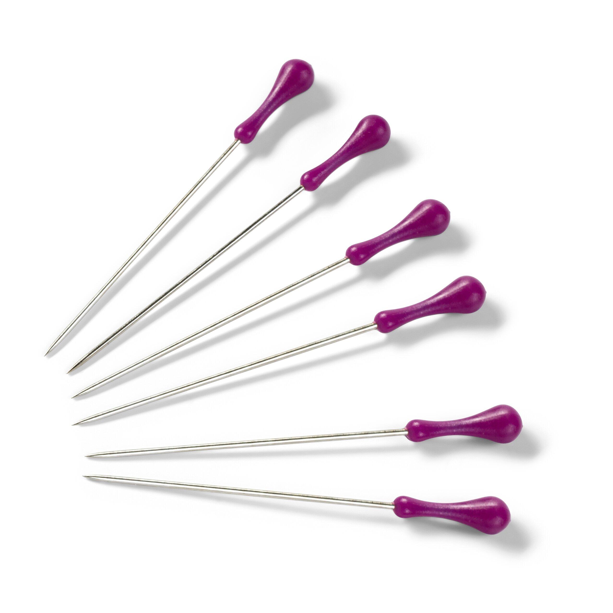 Prym Easy Grip Pins - 058 x 38mm - Purple 10g Box