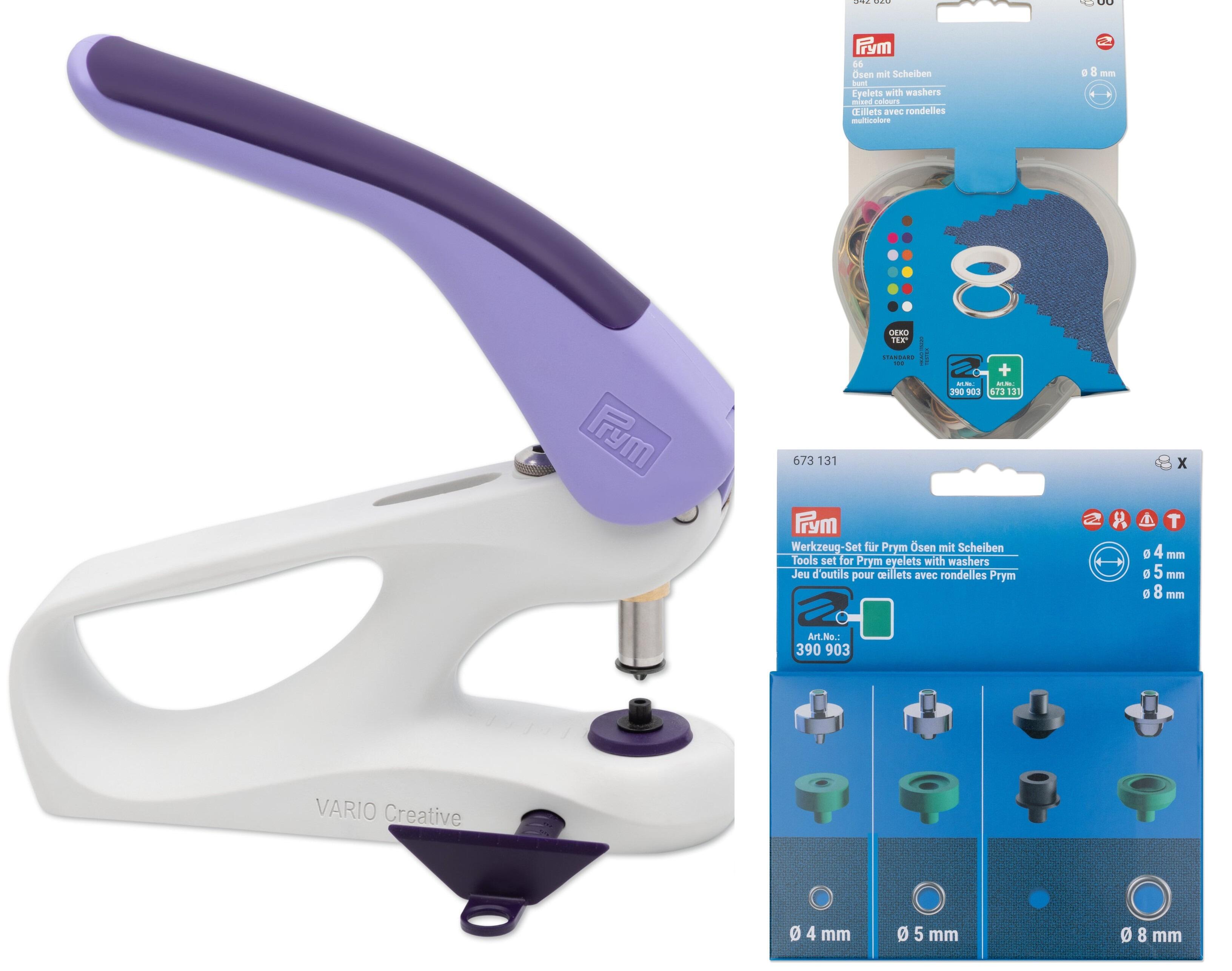 Prym Vario Creative Tool - 8mm Eyelet Starter Bundle