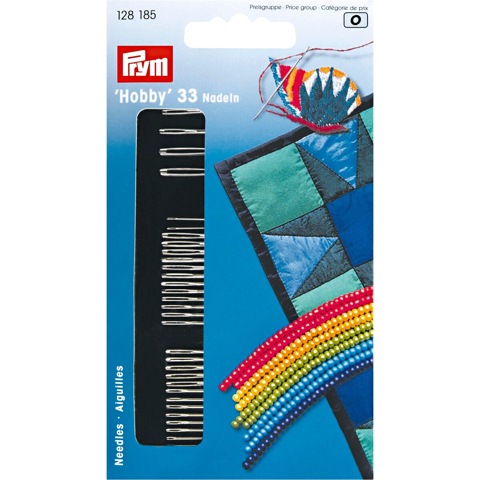 Prym Hobby Needles - Pack of 33 Assorted Needles