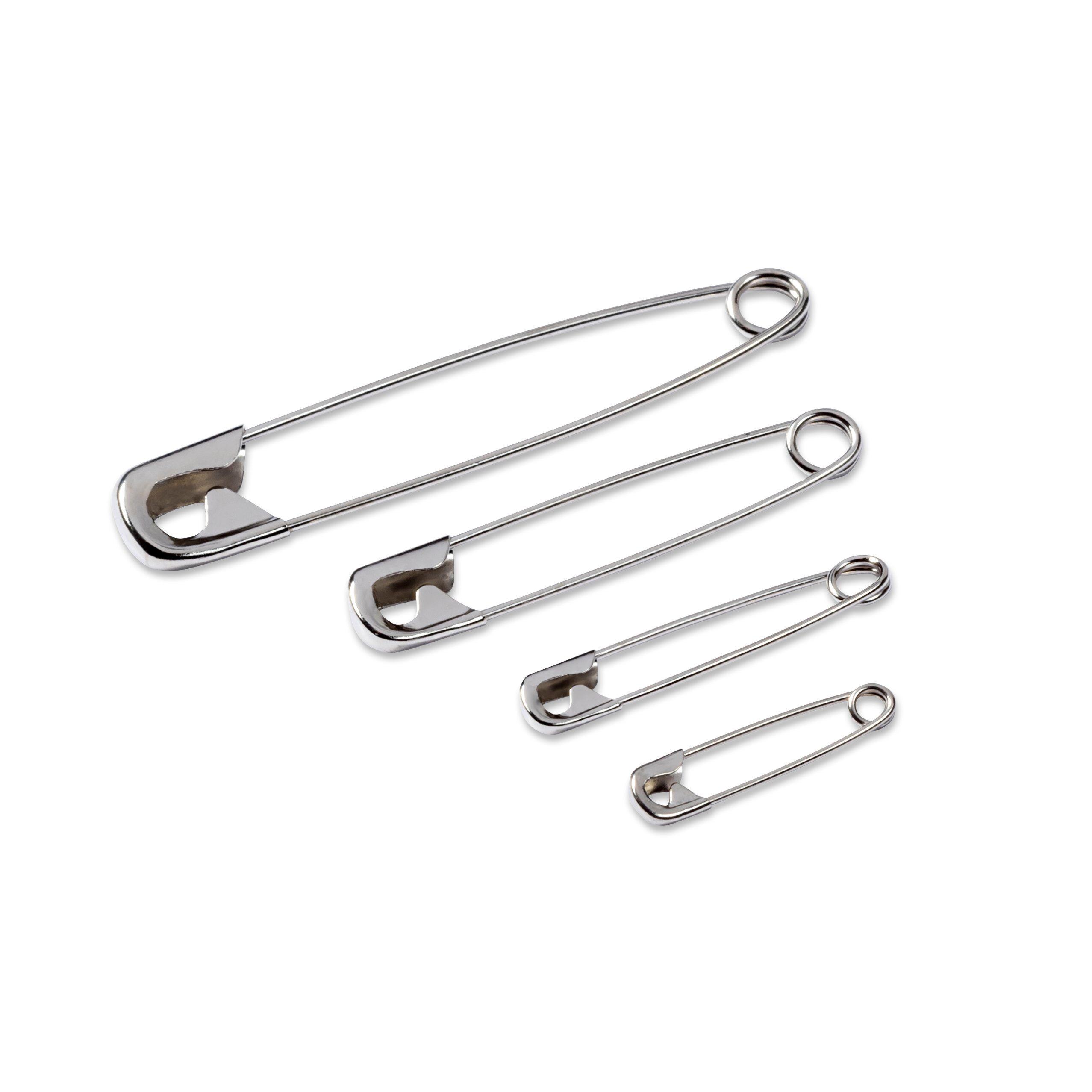 Prym Safety Pins 19mm, 27mm, 38mm, 50mm - Silver - 36pcs