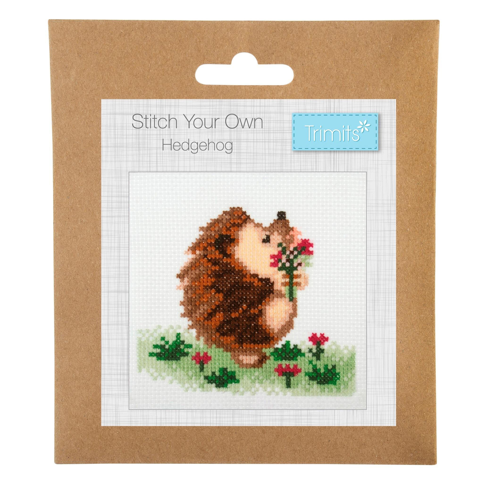 Hedgehog - Stitch Your Own Counted Cross Stitch Kit