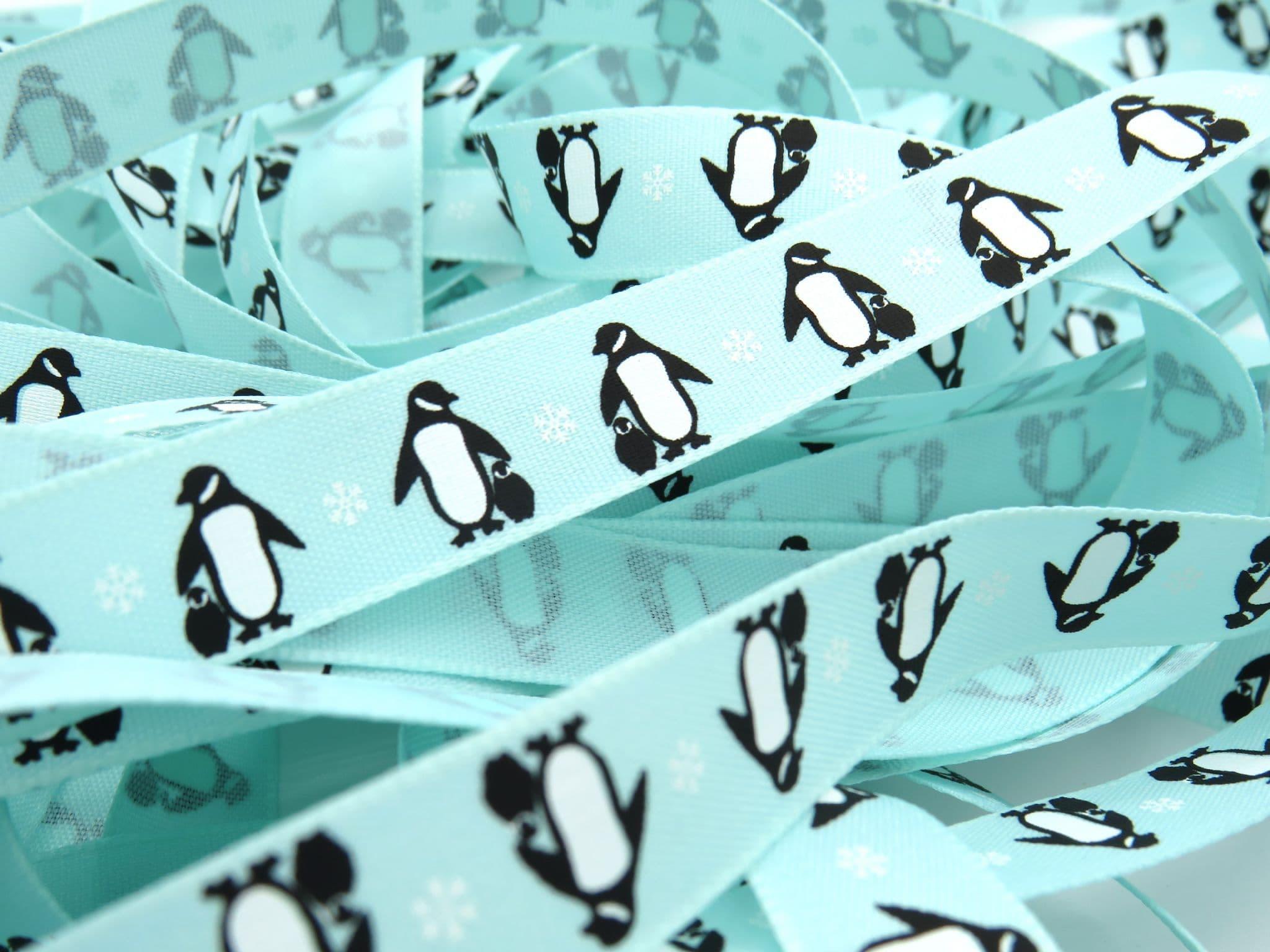 15mm Penguin Ribbon - Berisfords - 4 Colours - Per Metre