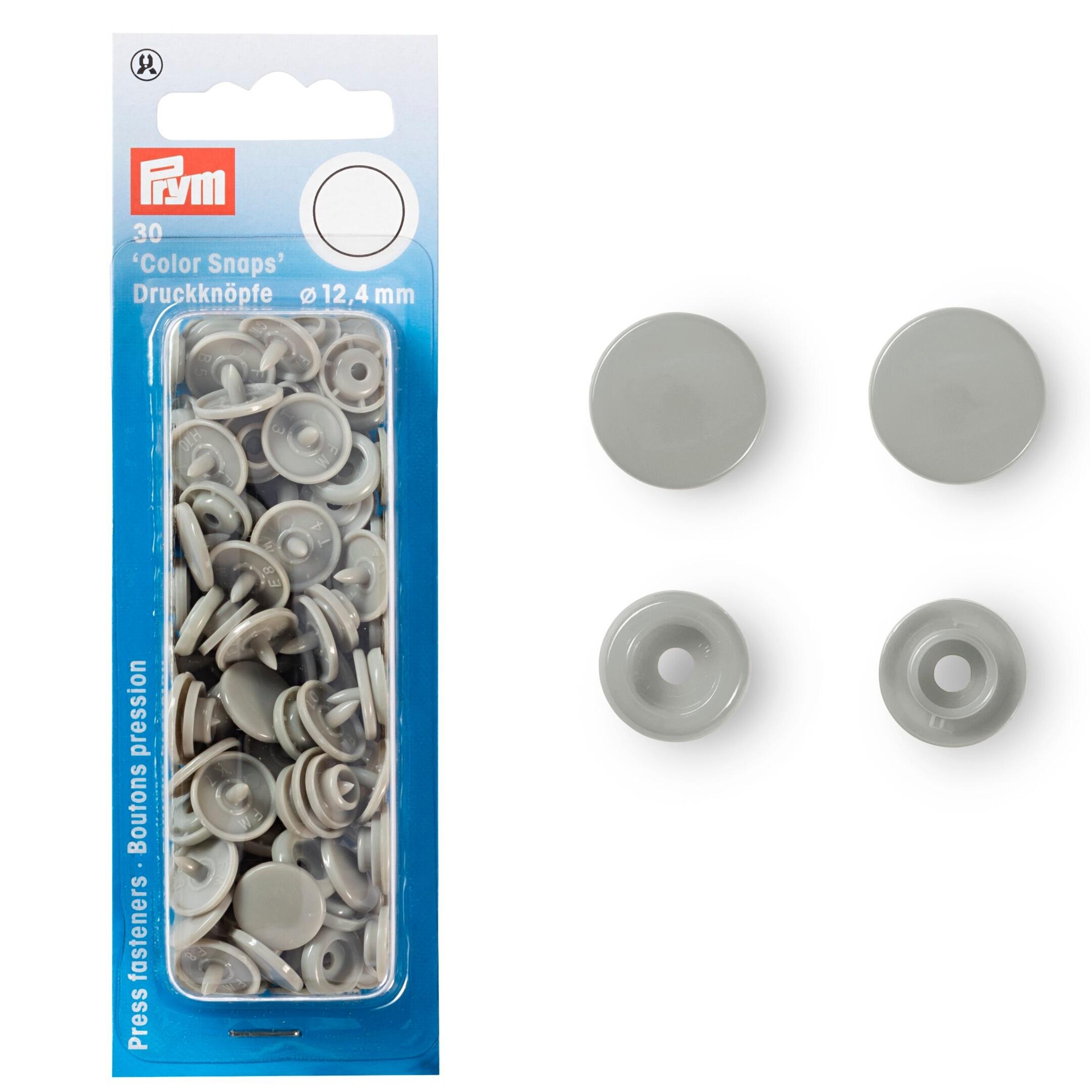 Prym Color Snap 12.4mm Non-Sew Press Fasteners 30pcs