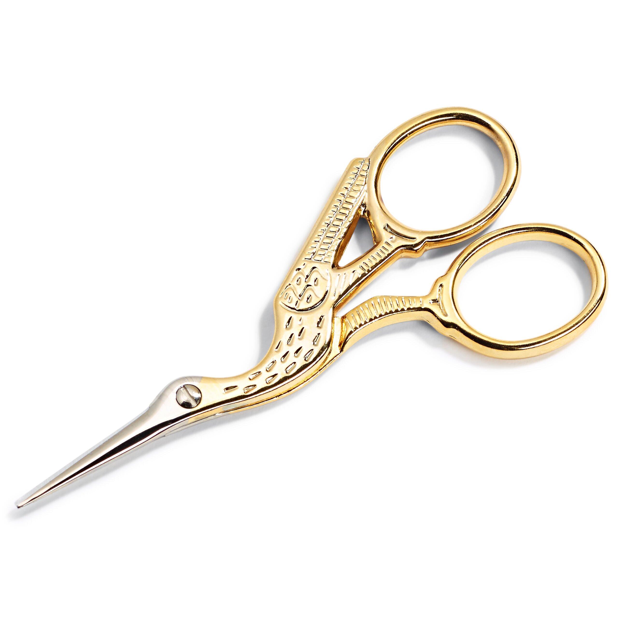 Prym Embroidery Scissors - Gold Stork 9cm