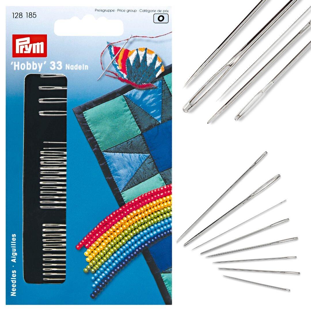 Prym Hobby Needles - Pack of 33 Assorted Needles