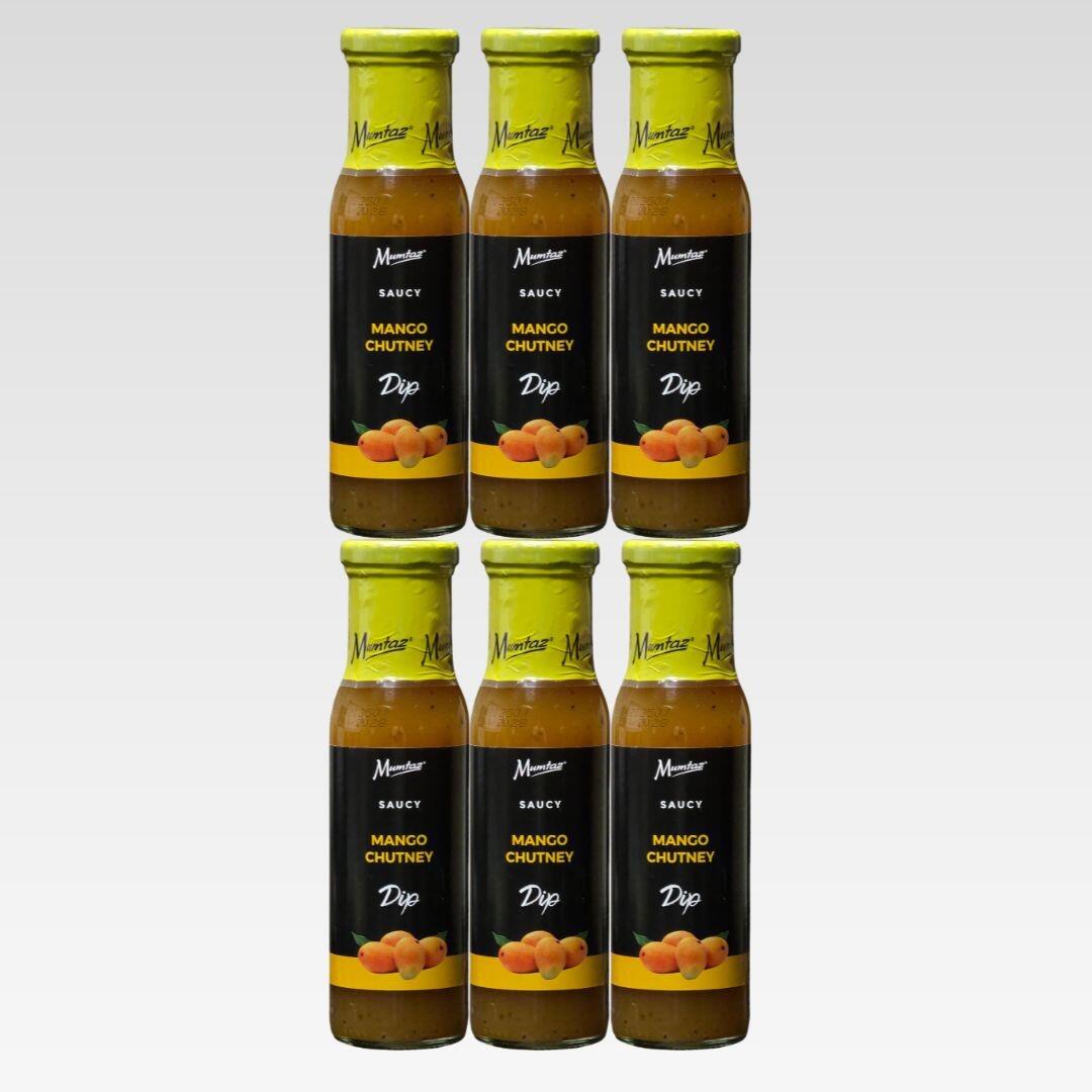 Mumtaz Saucy Mango Chutney Dip - 6x295g Multipack: Six Times the Tangy ...