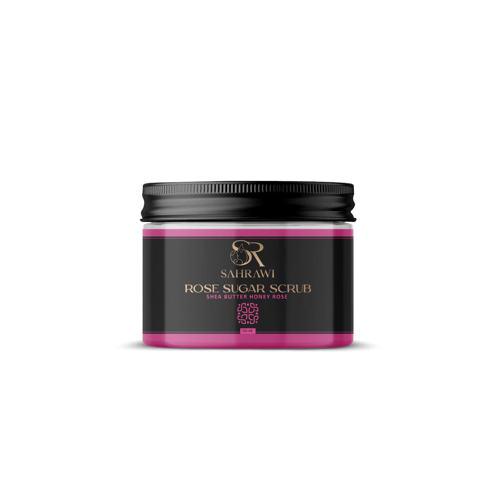 Rose Sugar Scrub, Exfoliate & Hydrate Naturally
