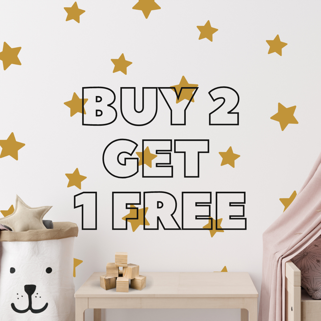 3 for 2 wall stickers, free UK delivery, Eliza Doodle Designs