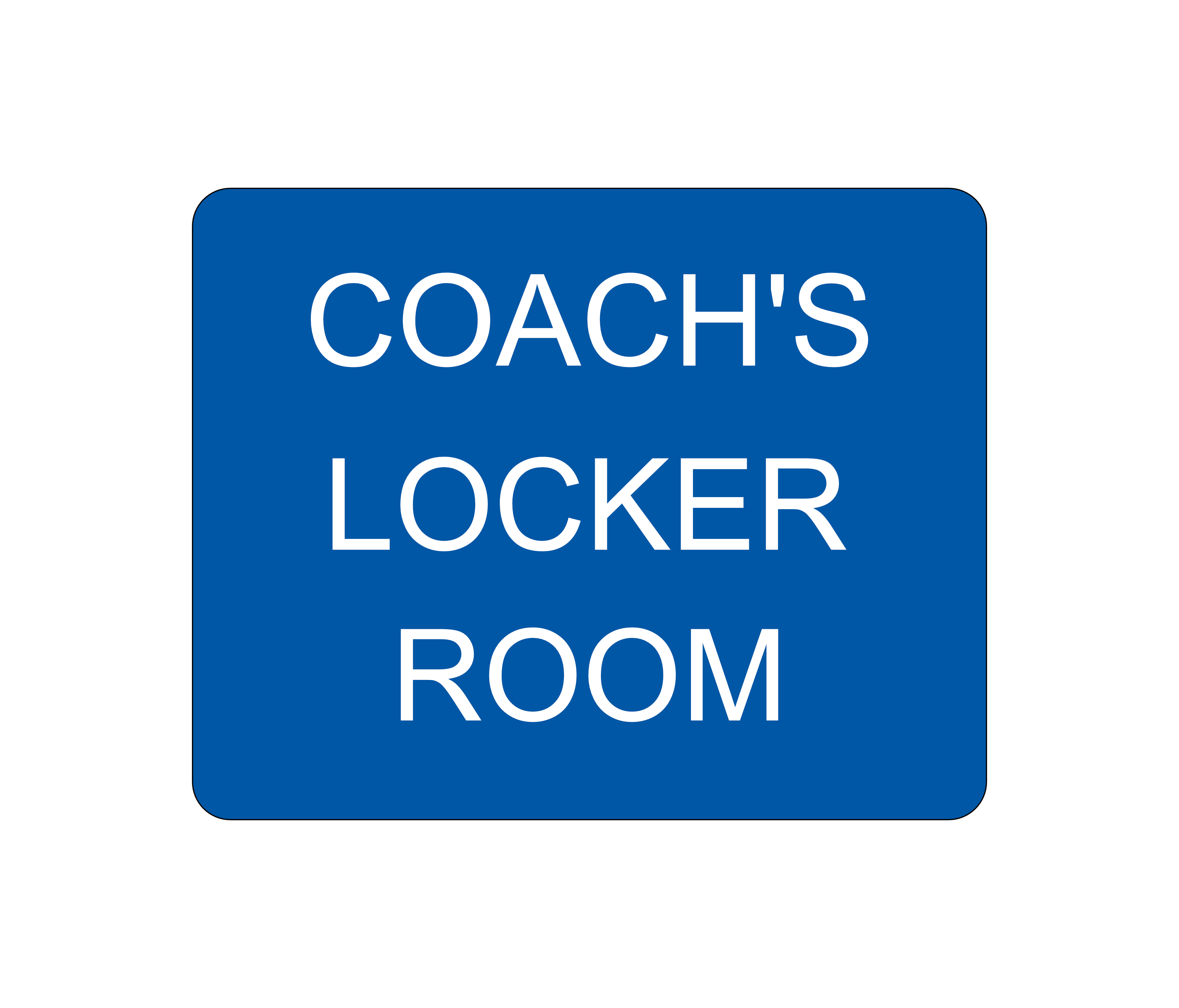 Sports Locker Room Signs