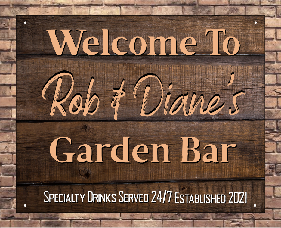 Novelty Bar Signs for the Home