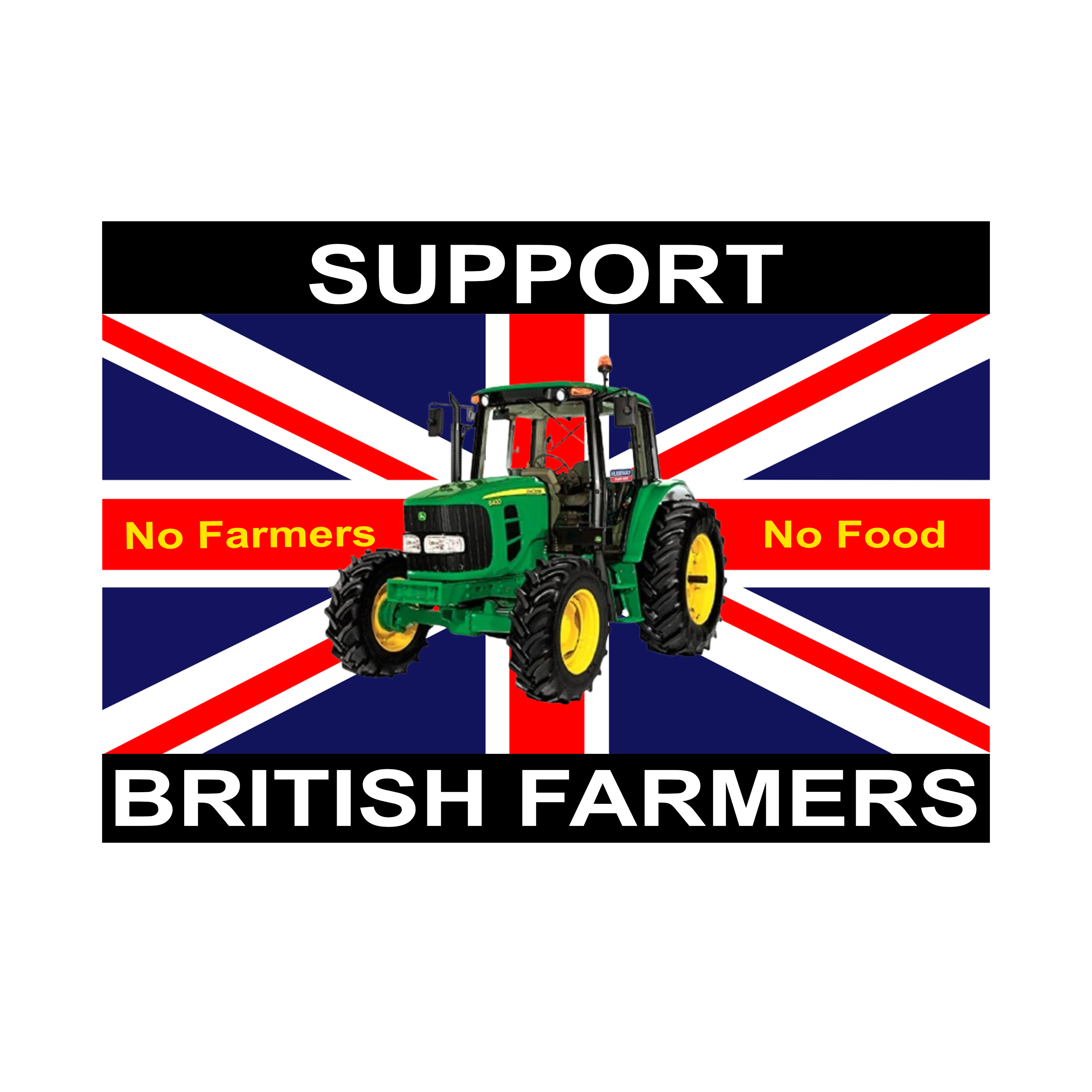 Support Our Farmers Stickers: Small Decals Making a Big Difference in ...