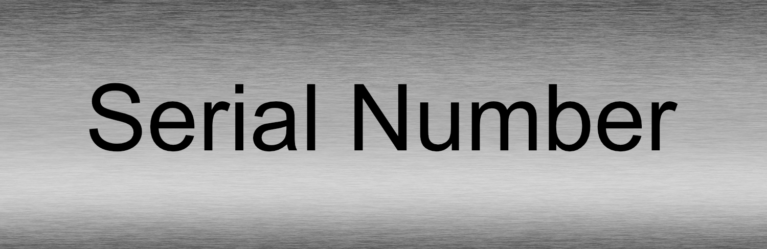 Custom Premium Aluminum Serial Plates: Precision Meets Durability