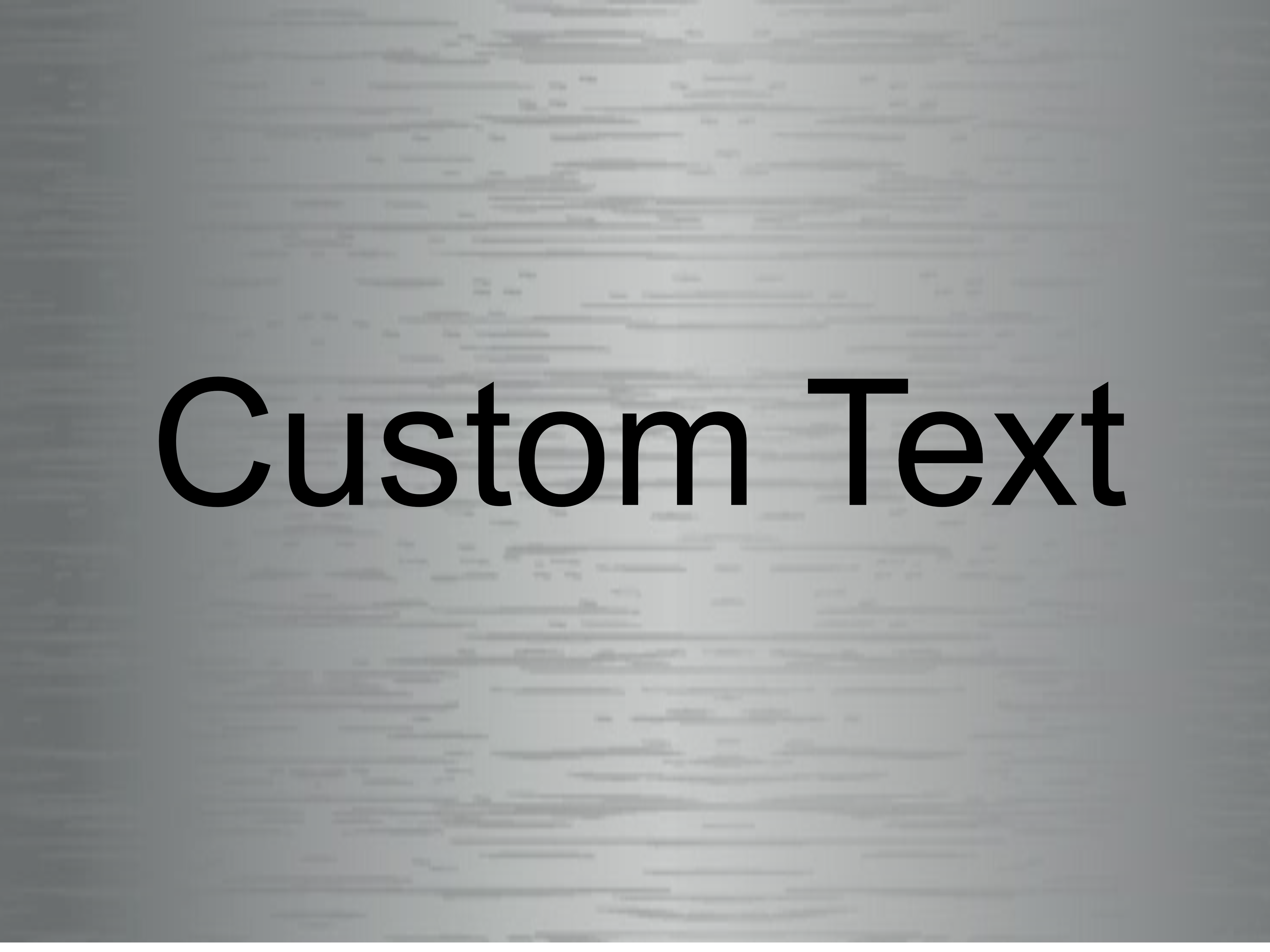 Custom Brushed Aluminium Signs For Home and Business