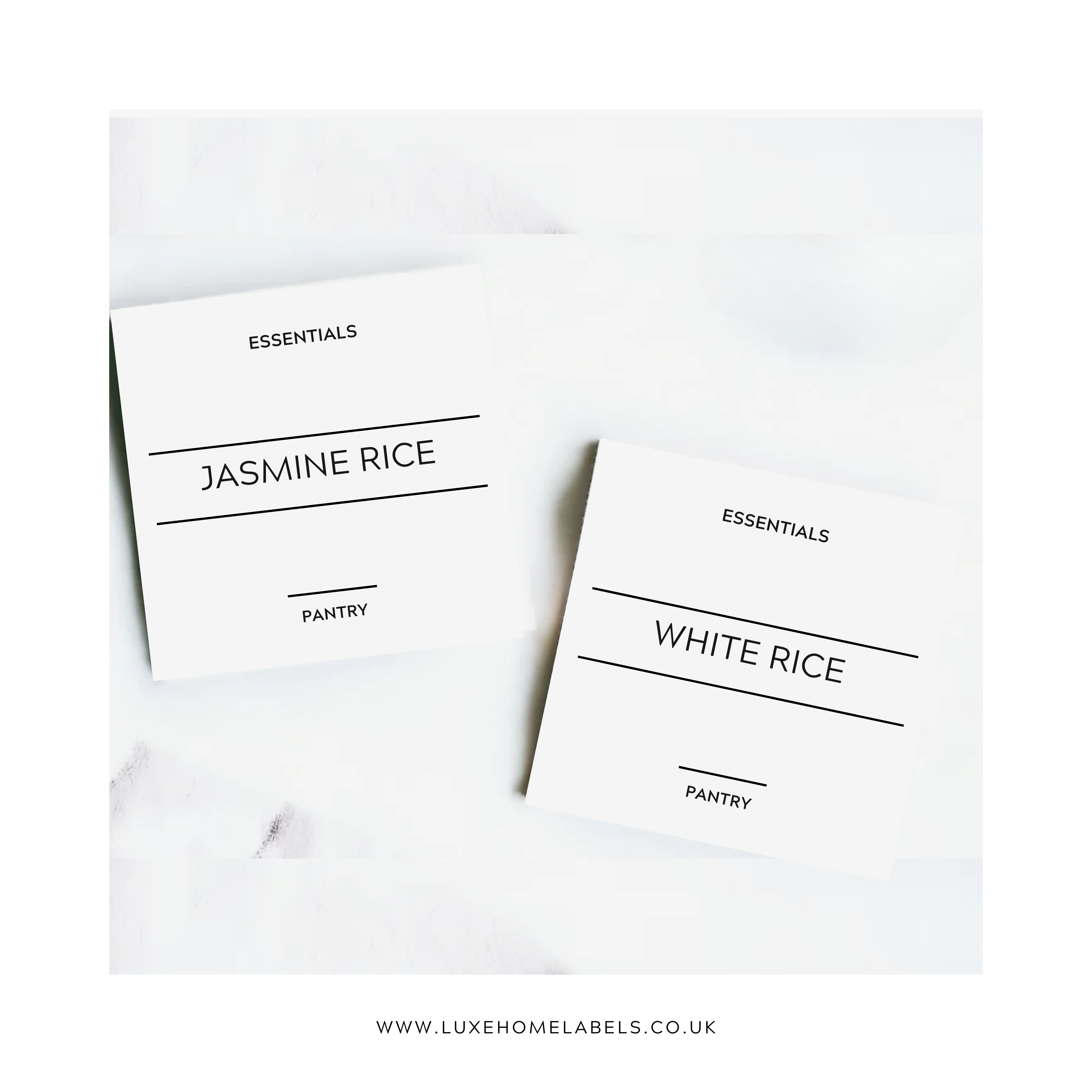 Personalised Pantry Labels (Luxury Collection)