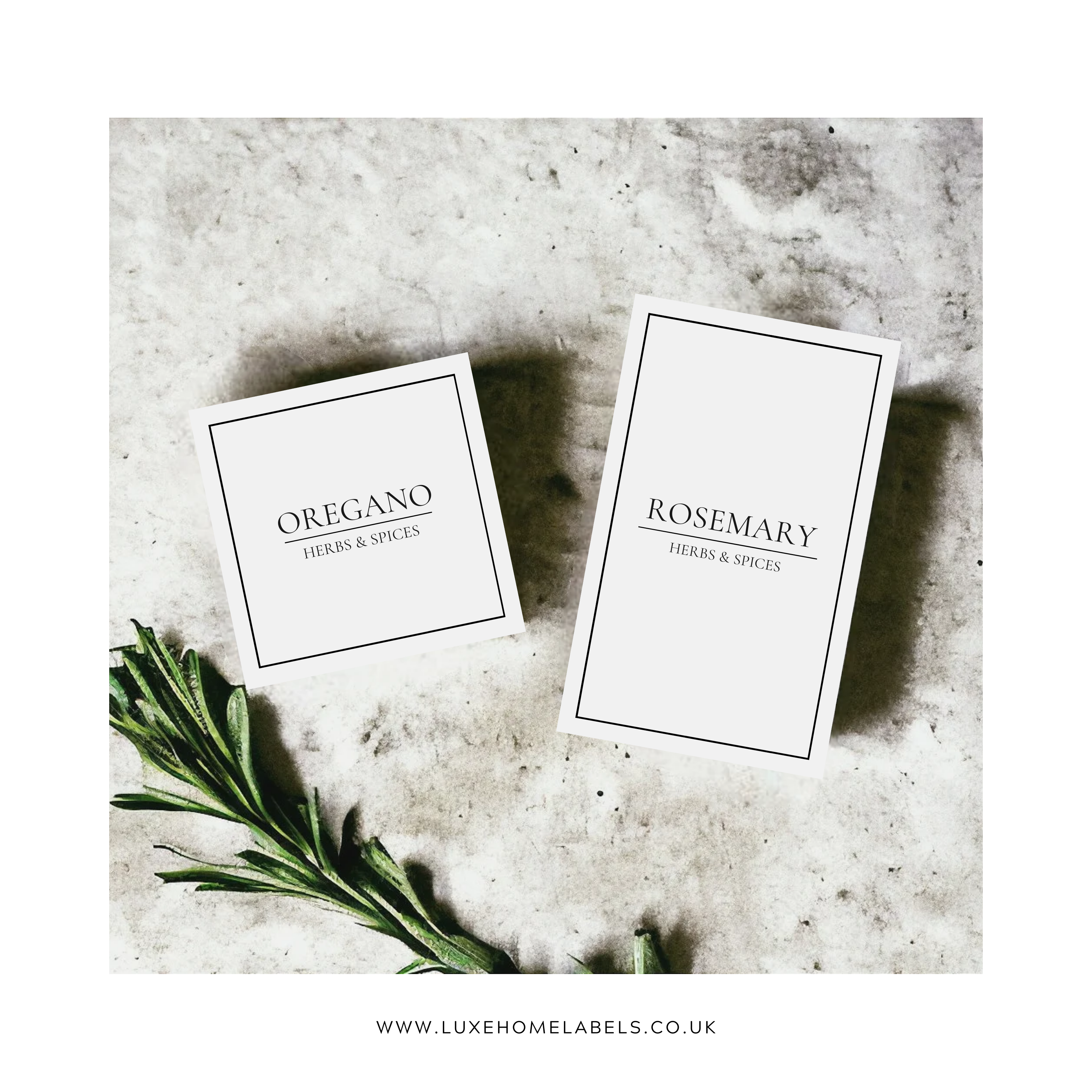 Oil and Syrup Bottle Labels