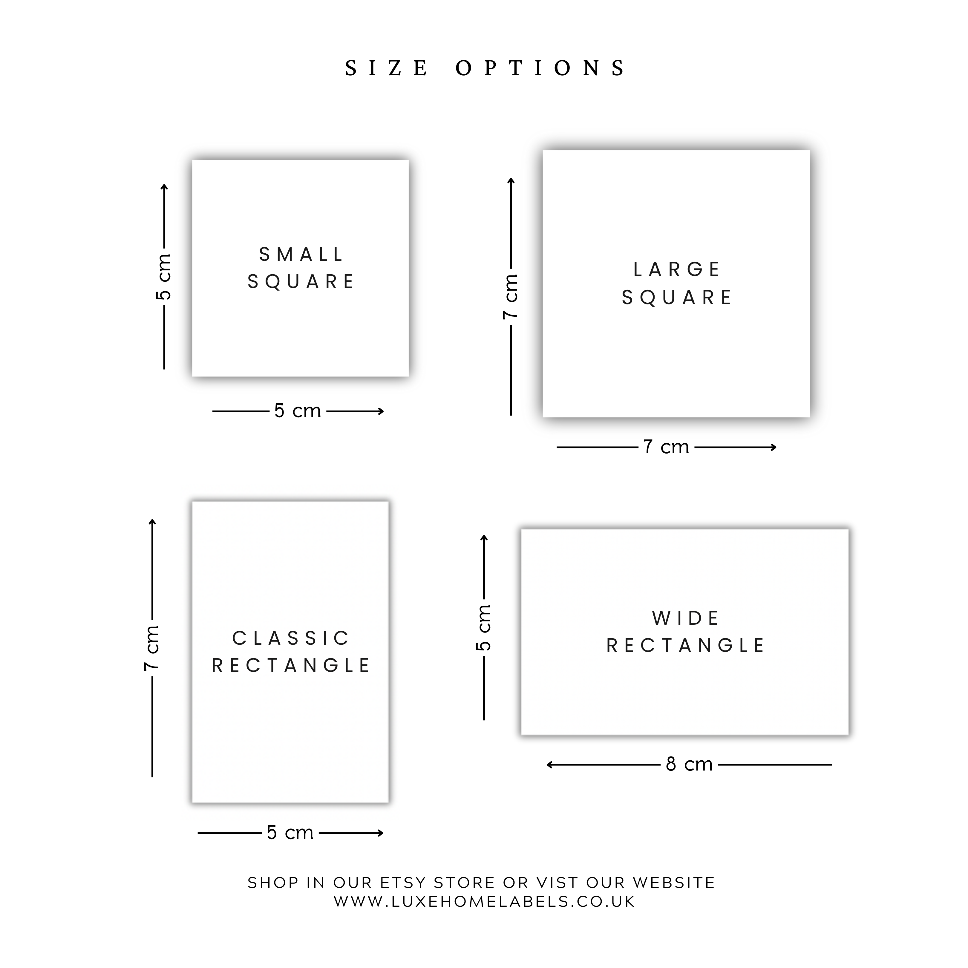 Personalised Pantry Labels (Luxury Collection)