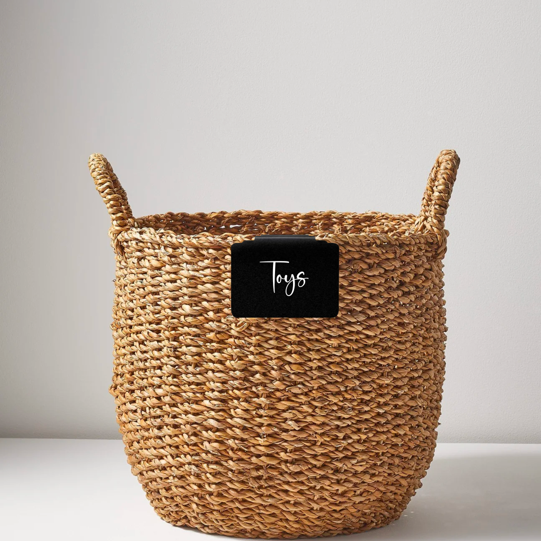 Personalised Basket Label Clips (Vinyl Labels)