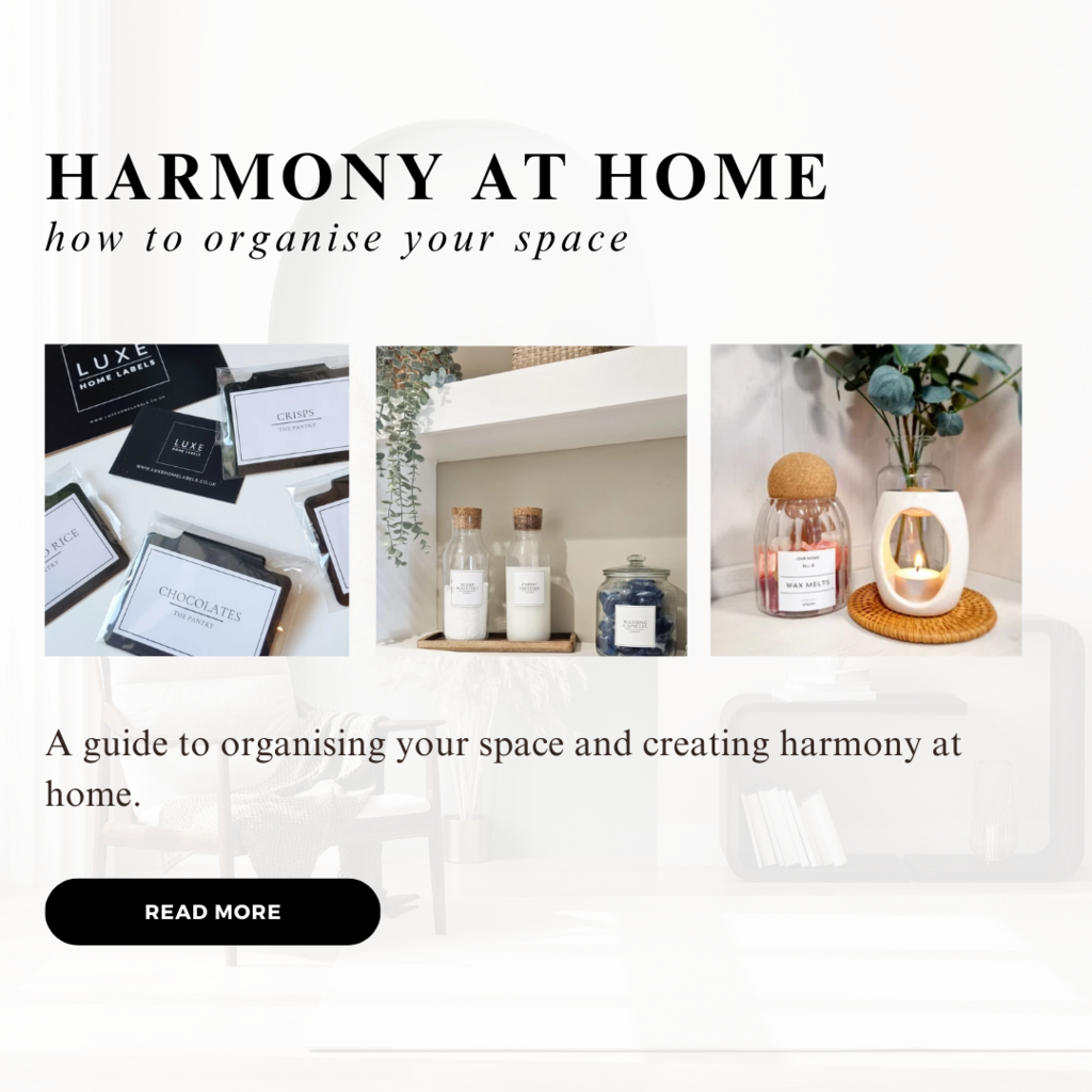 Harmony at Home: How to Organise Your Space