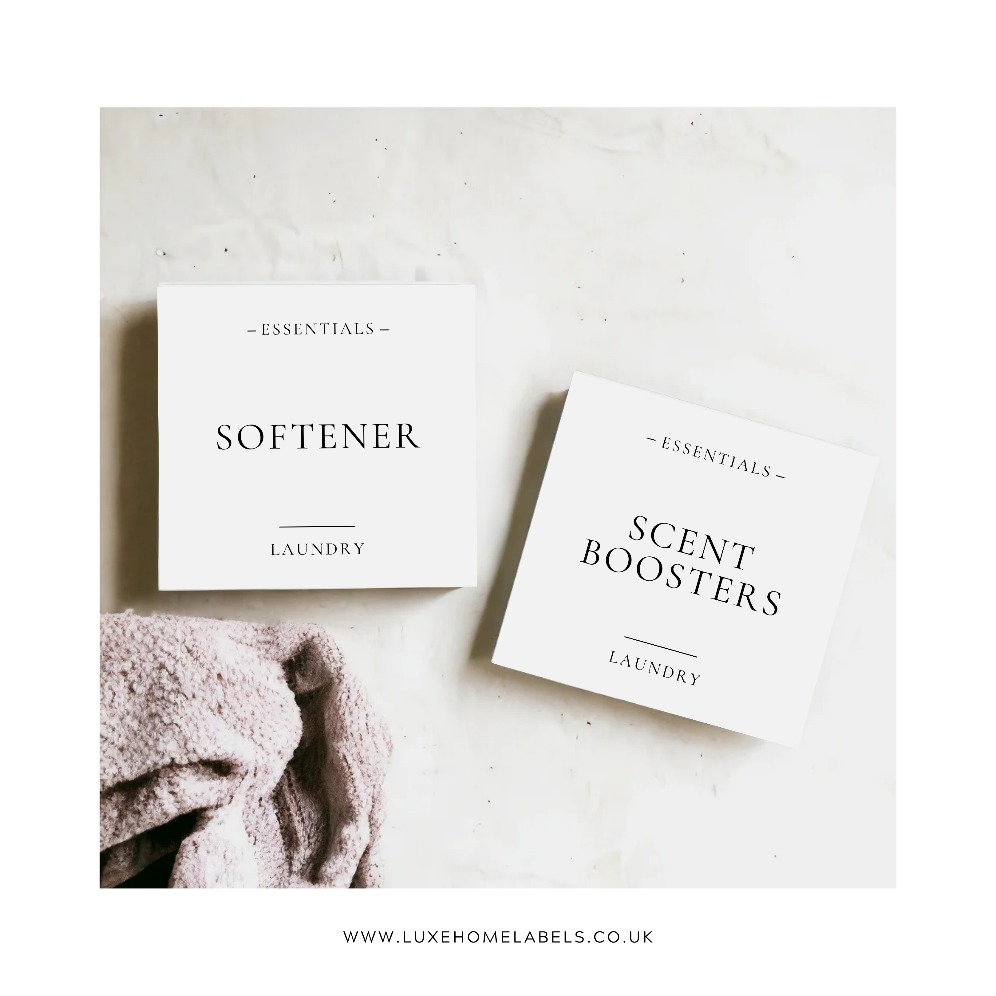 Premium Collection: Personalised Laundry and Cleaning Labels (Various ...