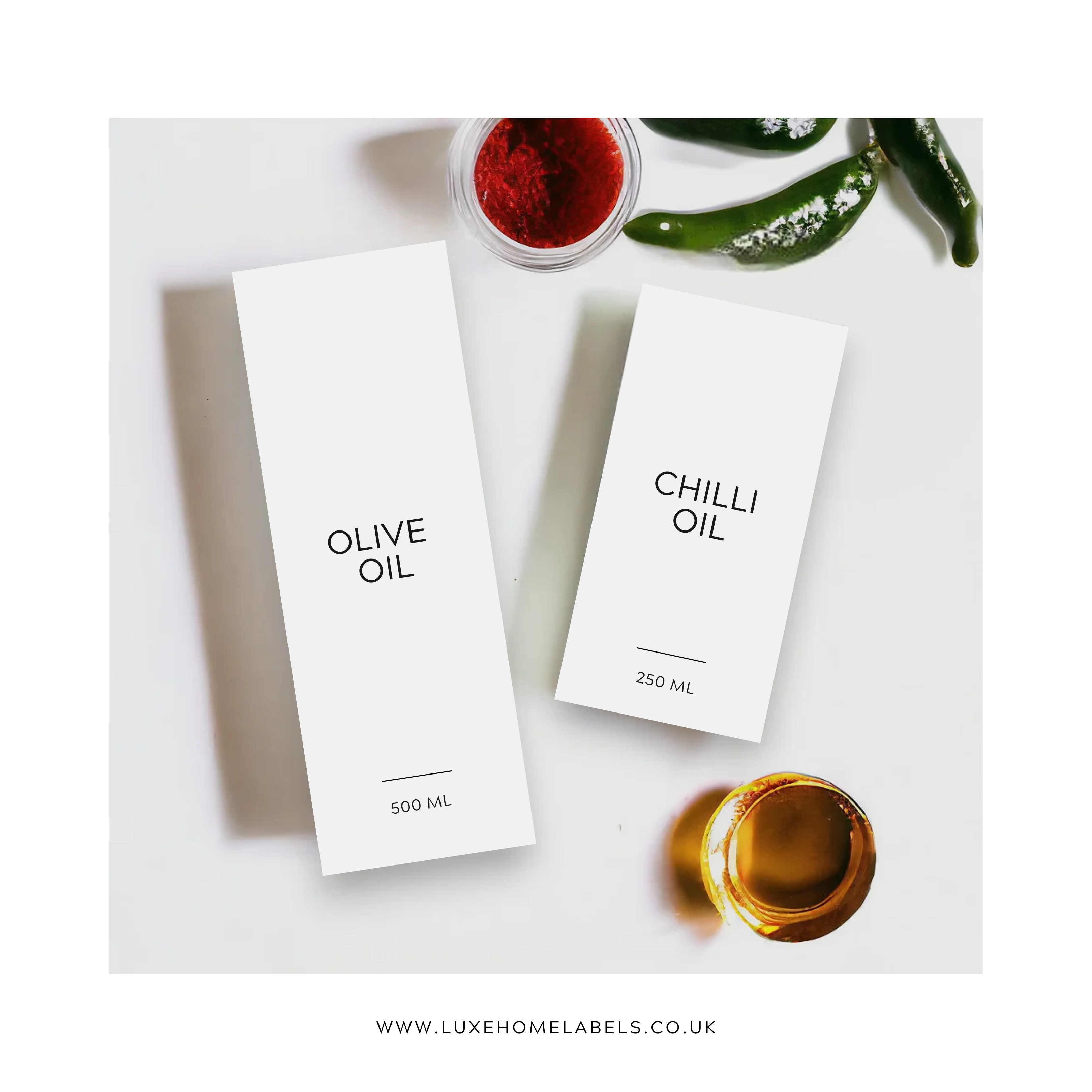 Minimalist Collection: Personalised Oil and Syrup Bottle Labels ...