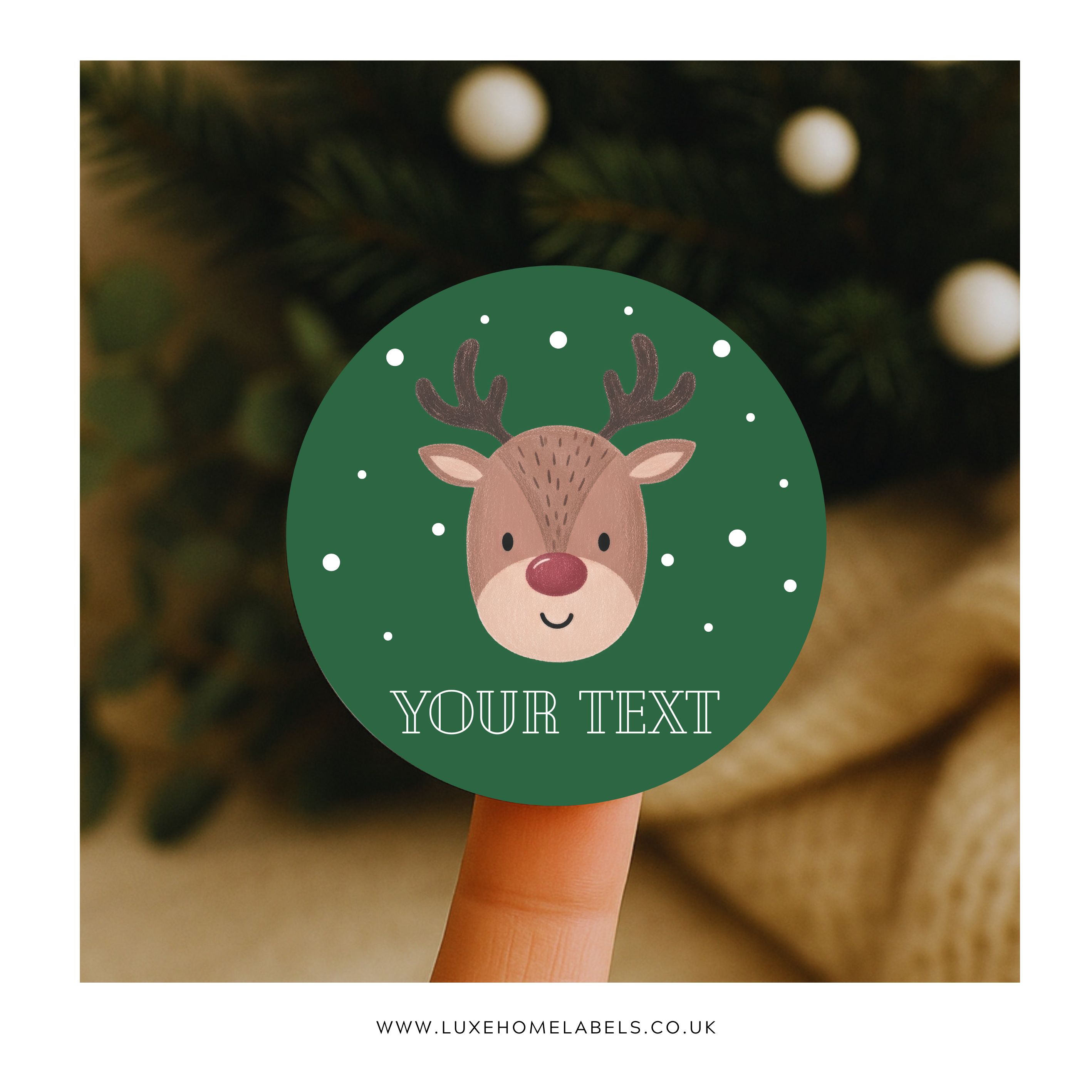 Personalised Christmas Stickers & Gift Tags