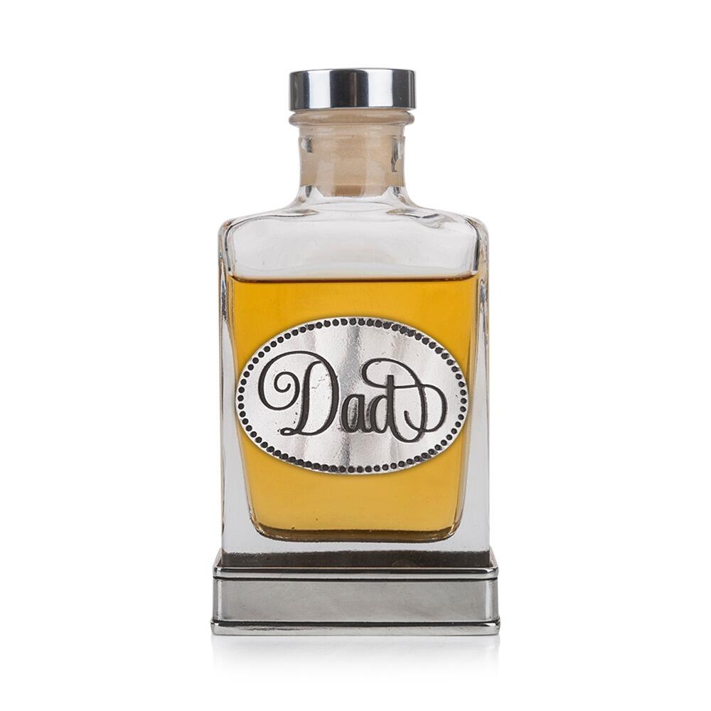Dad Glass & Pewter Hip Flask - Handcrafted British Pewter Design ...