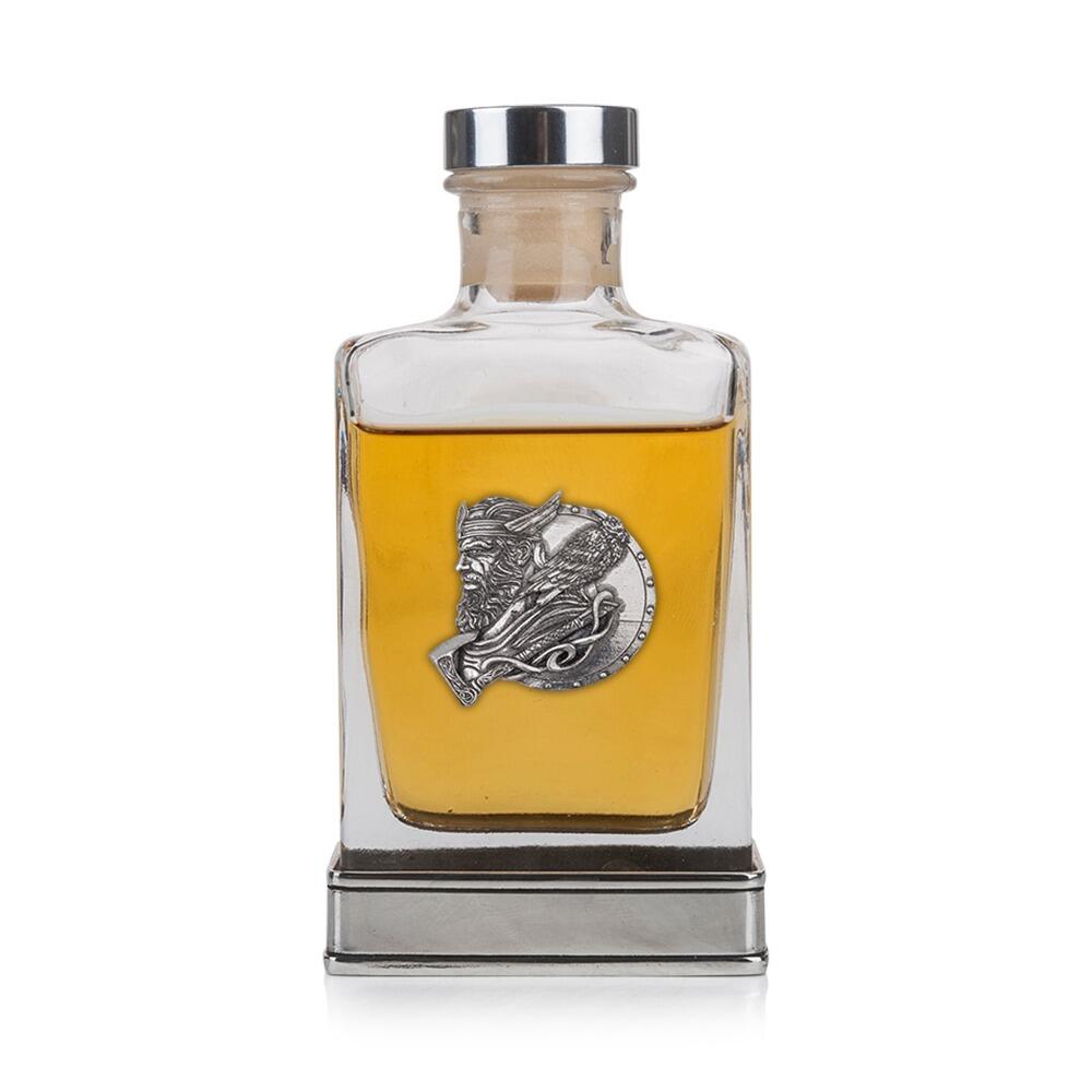 Viking Pewter Hip Flask – Handmade Glass & Pewter | Norse Gift